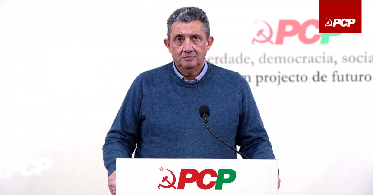 Sobre a mensagem do Presidente da República | Partido Comunista Português