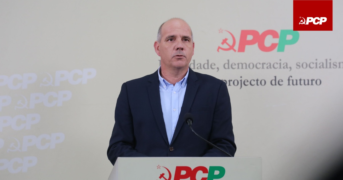 Sobre a reunião do Comité Central do PCP de 14 de Outubro de 2025 ...